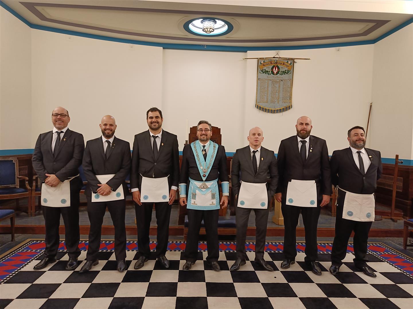 Not one, not two, but six! - Albion Lodge No.9